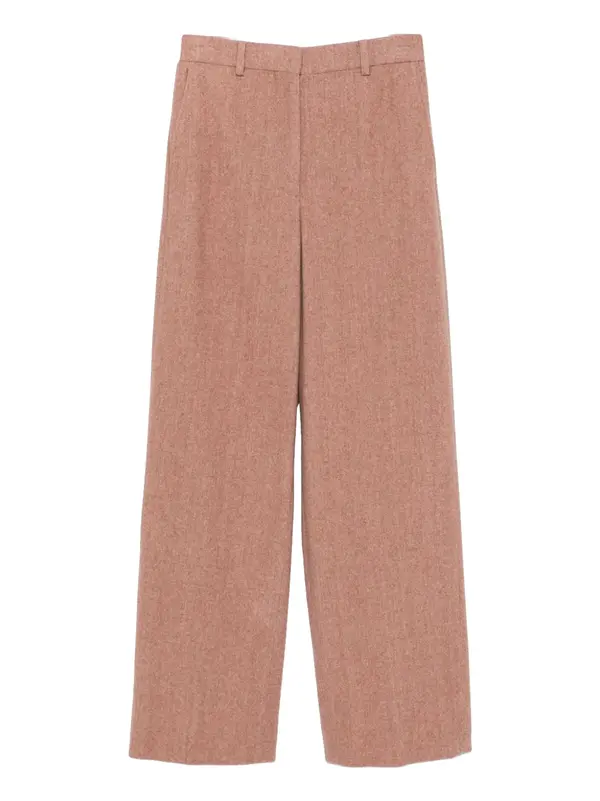 Stella McCartney Mélange-effect Trousers - Pink