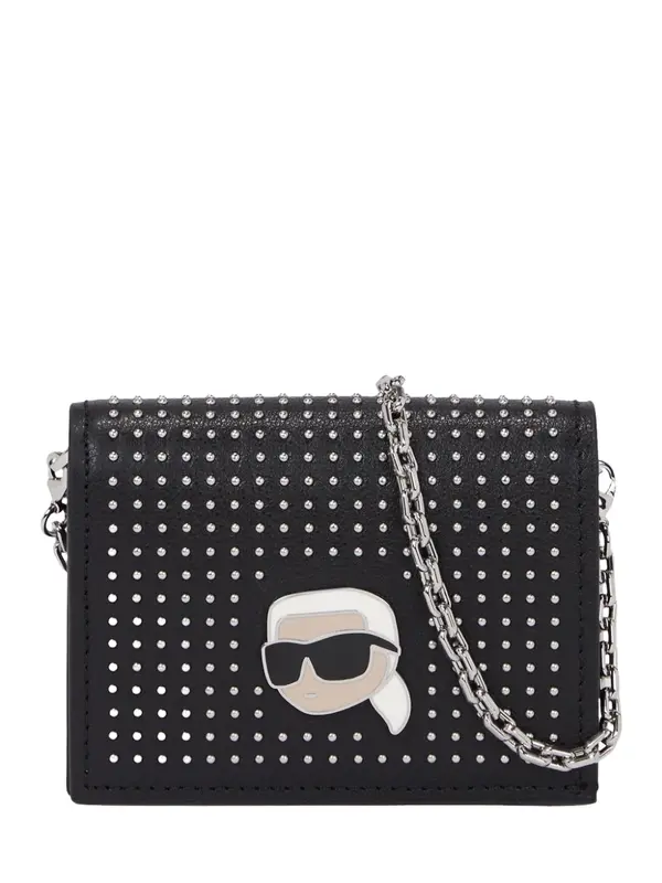Karl Lagerfeld Ikon Crossbody Bag - Black