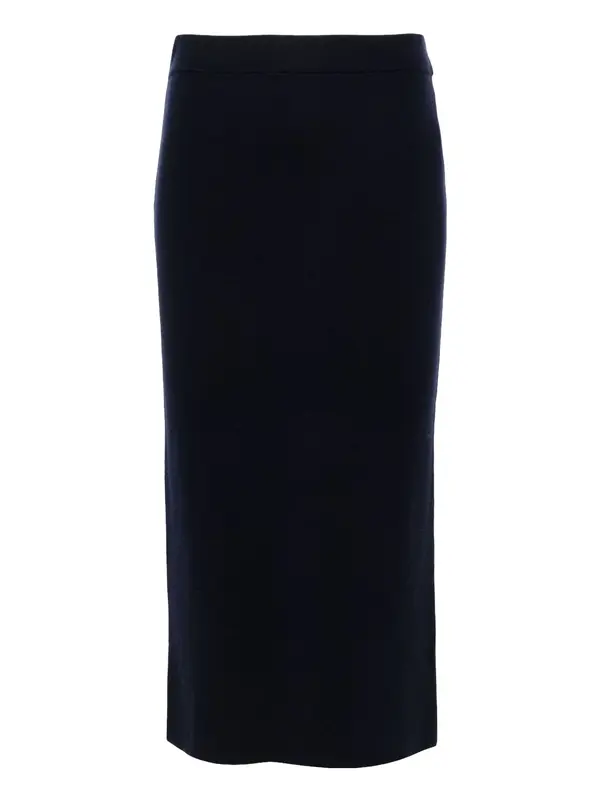 P.a.r.o.s.h Ribbed Midi Skirt - Blue