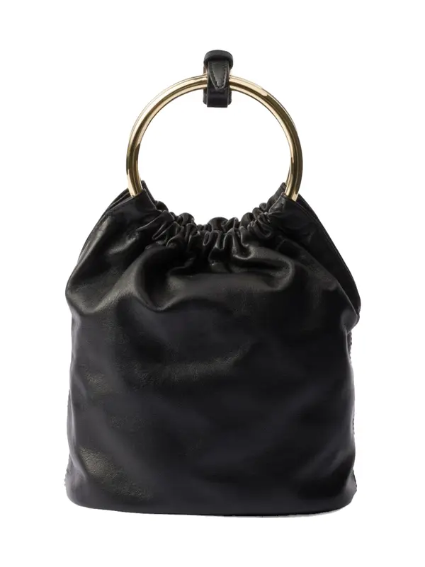 Prada Nappa Leather Mini Bag - Black