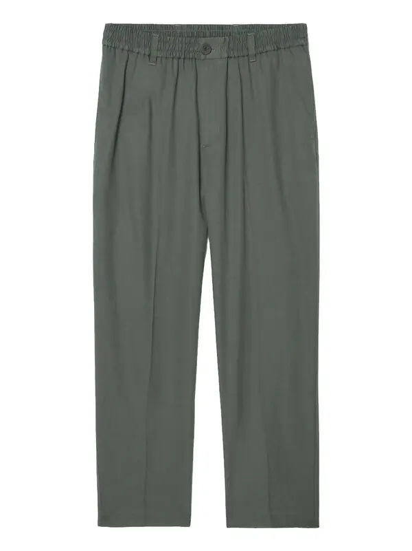 Cos Tapered Elasticated Pants - Green