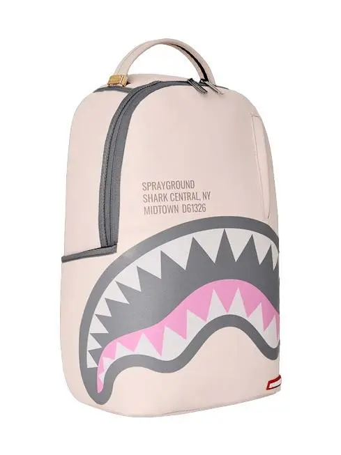 SPRAYGROUND Shark Central Rose Dlxsv Backpack - White/black