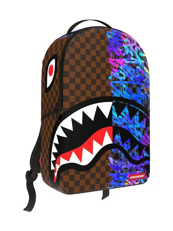 SPRAYGROUND Contextual Glow In Dark Dlxsv Backpack - Multicolor