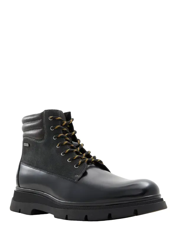 Aldo Mayfair Water-resistant Lace-up Boot - Charcoal