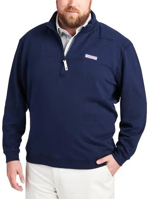 Vineyard Vines Big & Tall Collegiate Shep Pullover - Vineyard Nvy