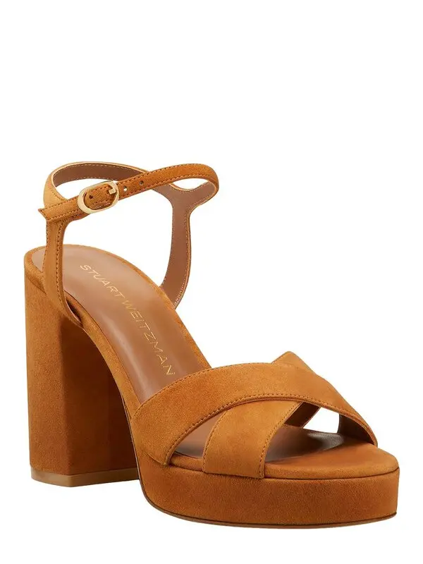 STUART WEITZMAN Dayna Platform Sandal - Hazel