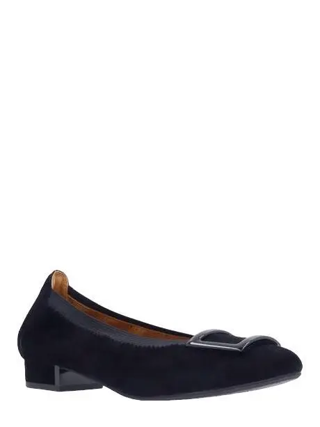 L'AMOUR DES PIEDS Floella Buckle Pump - Black