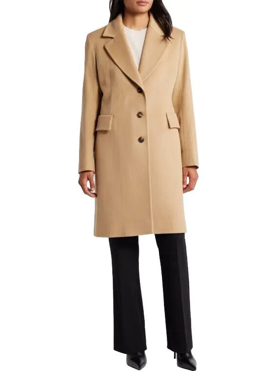 Fleurette Charlie Wool Coat - Camel