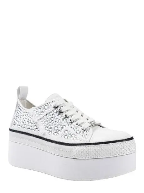 ZIGI Koralay-2 Embellished Platform Sneakers - White/multi