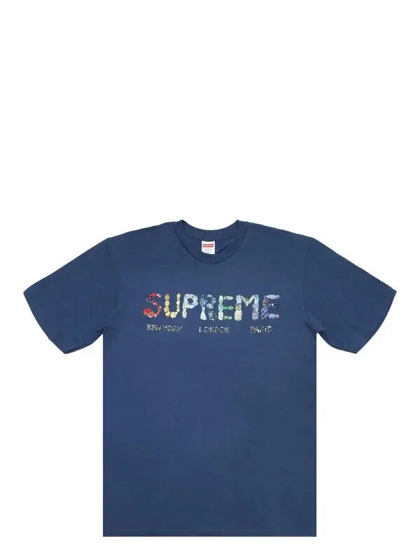 Supreme Crystals T-shirt 'slate - Blue