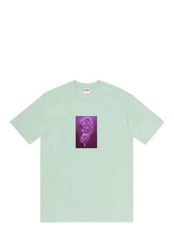 Supreme Ear Tee 'pale Aqua - Blue