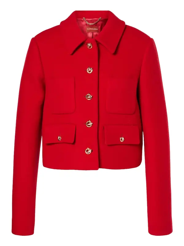 Altuzarra Astley Wool Jacket - Red