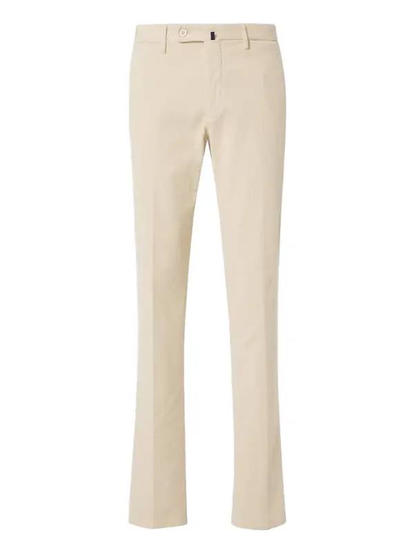 SLOWEAR Cotton Corduroy Slim Pants - Neutrals