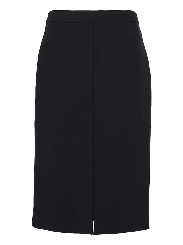 Dolce & Gabbana Wool-blend Pencil Skirt - Black