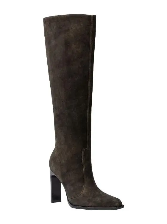 BLACK SUEDE STUDIO Grand Tall Boots - Dark Brown