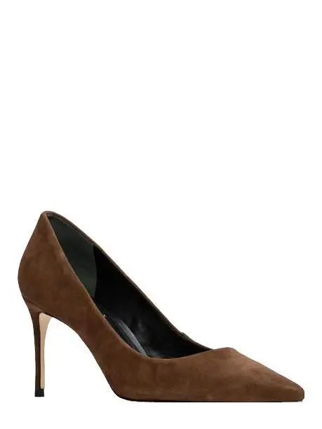 BLACK SUEDE STUDIO Amaya Pointed Toe Pump - Brown