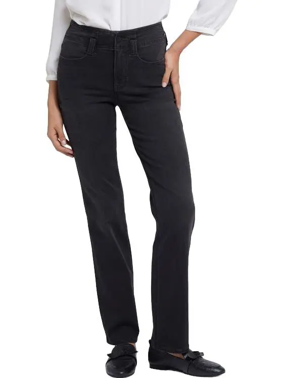 NYDJ Marilyn Hollywood High Waist Straight Leg Jeans - Cordoba Cliff