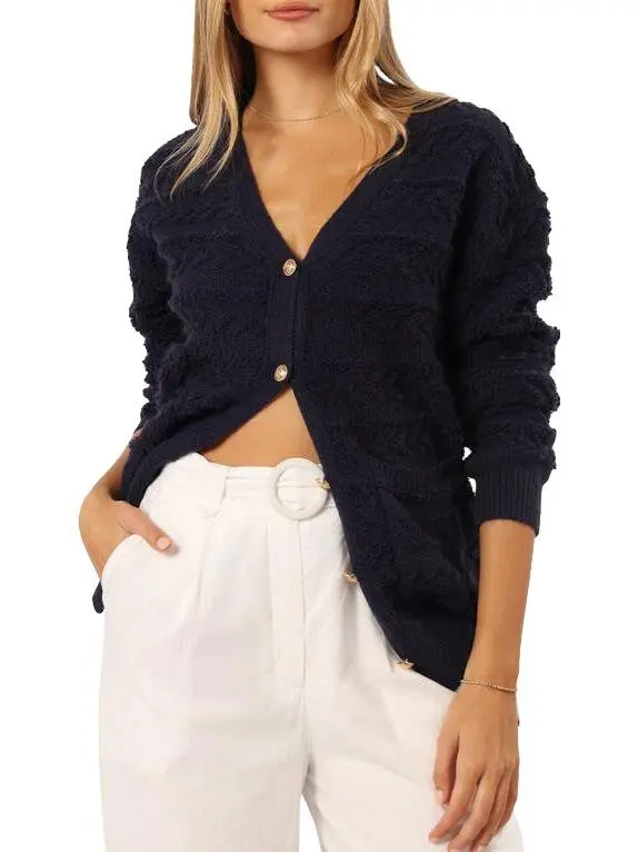 PETAL & PUP Zalina Cardigan - Navy