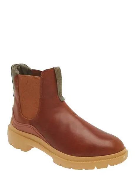 Olukai Hehi Waterproof Chelsea Leather Boots - Fox/hunter