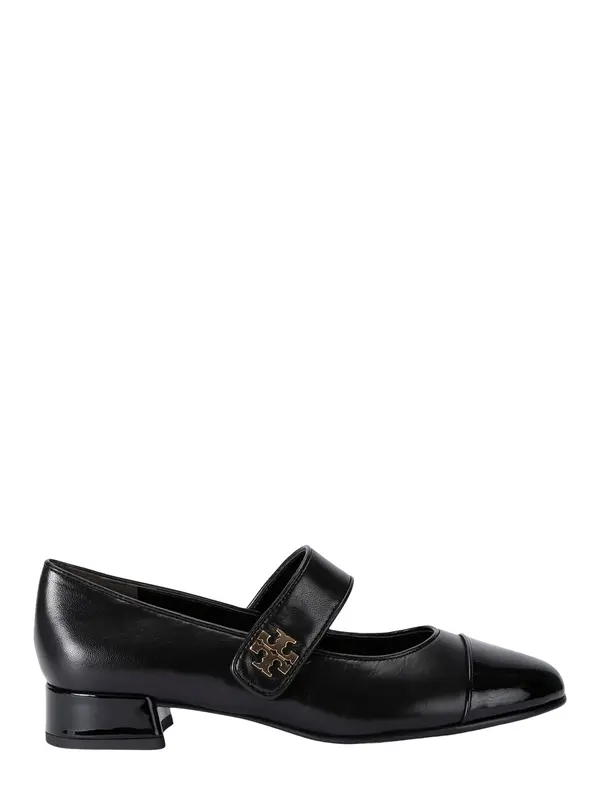 Tory Burch Leather Mary Jane Pumps - Black