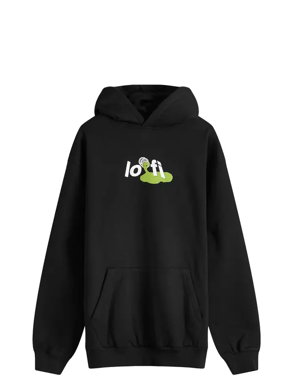 LO-FI Paint Logo Hoodie - Black