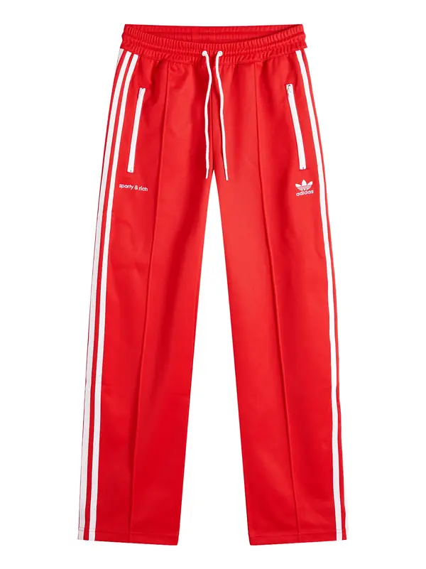 Adidas X Sporty & Rich Track Pants - Collegiate Red