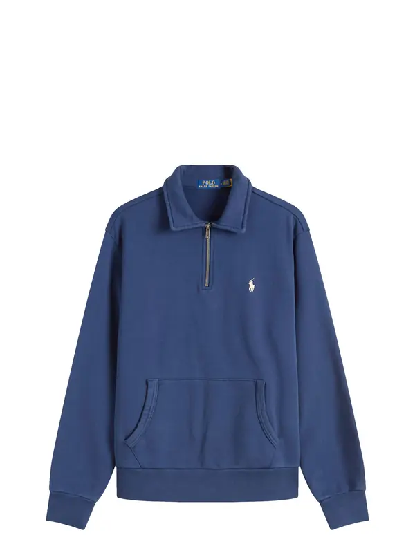 Polo Ralph Lauren Loopback Half Zip Sweatshirt - Cruise Navy