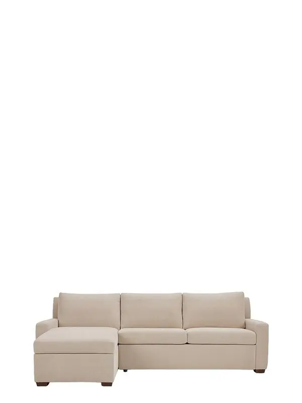 AMERICAN LEATHER Lyons Sectional - Terran Oat