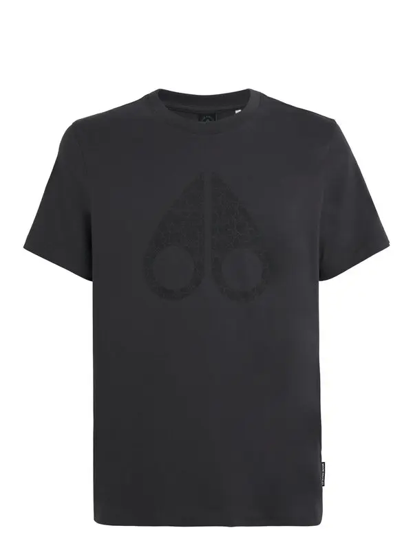Moose Knuckles Cotton Logo T-shirt - Grey
