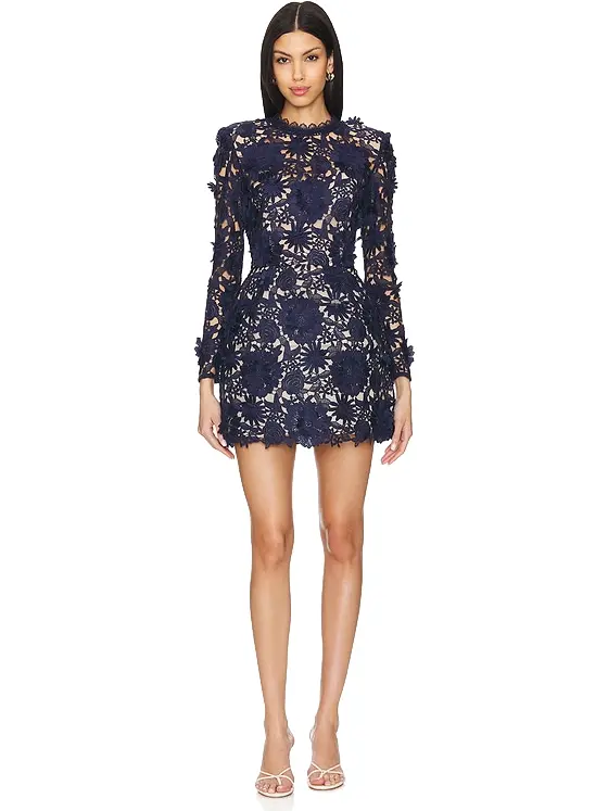 BRONX AND BRONCO Maia Mini Dress - Navy