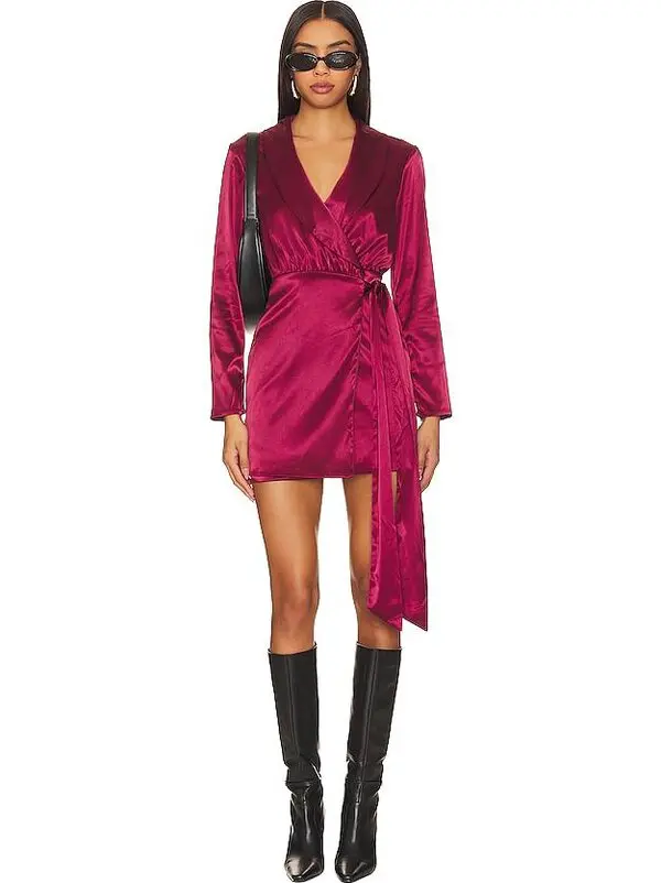 Superdown Jennie Mini Dress - Burgundy