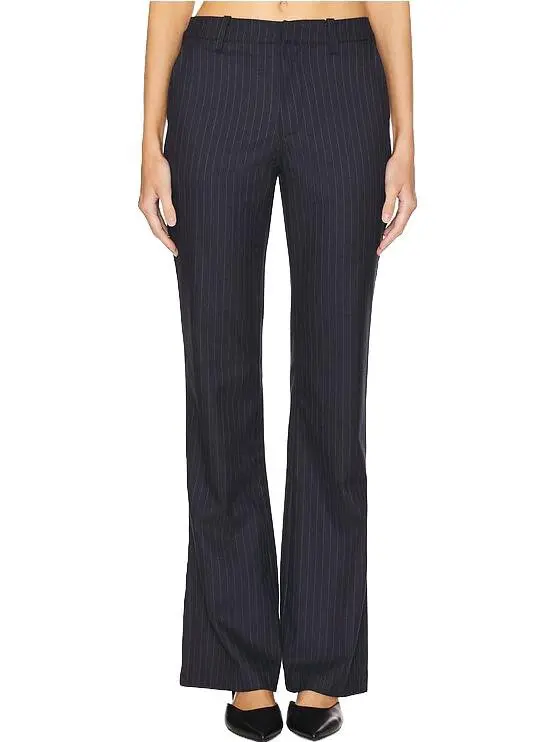LOVERS AND FRIENDS Elodie Pant - Grey Pinstripe