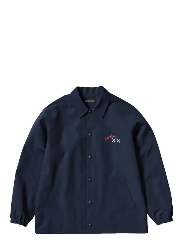 KAWS X Uniqlo Warhol Coach Jacket 476316 - Navy Blue