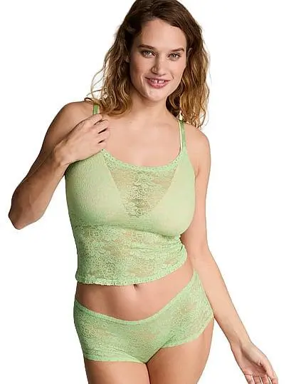 Pink Pretty Perfect Cami - Green