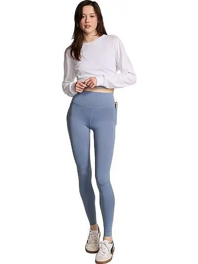 Pink Relay Double Up Leggings - Blue