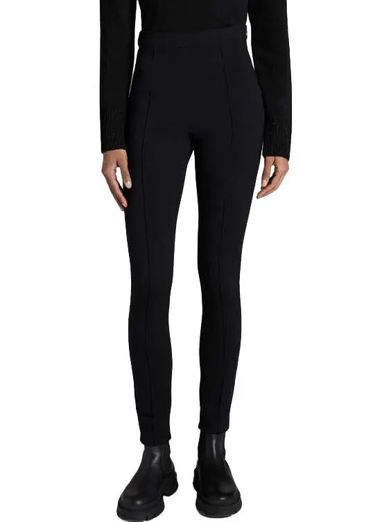 Moncler Pintuck High Waist Leggings - Black