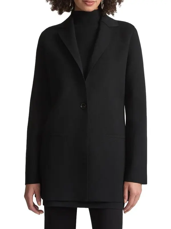 Lafayette 148 New York Knit Blazer - Black