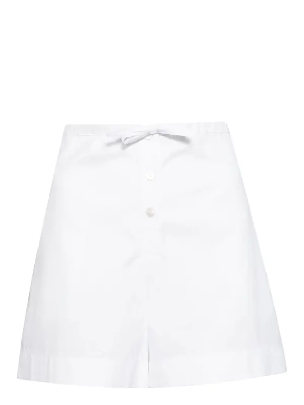 Fabiana Filippi Cotton Bermuda Short - White