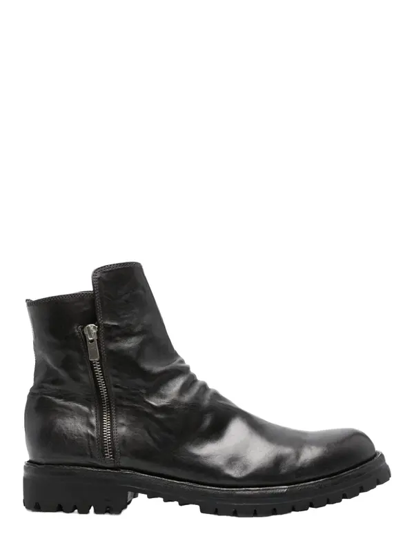 Officine Creative Ikonic 004 35mm Leather Boots - Black