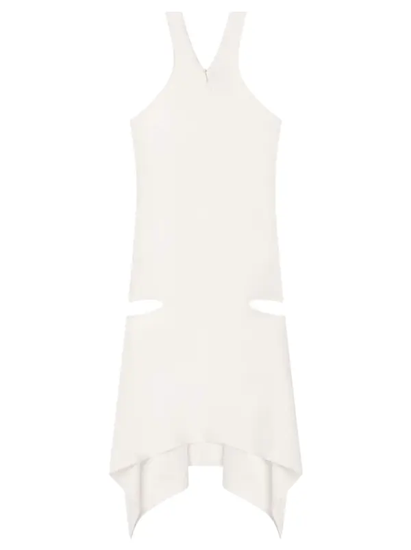 COURREGES Cut-out Mini Dress - White