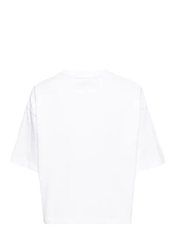 A BATHING APE Logo-patch Cotton T-shirt - White