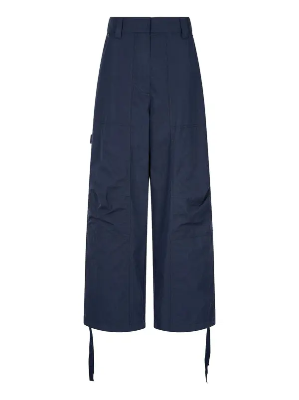 STUDIO TOMBOY Straight-leg Trousers - Blue