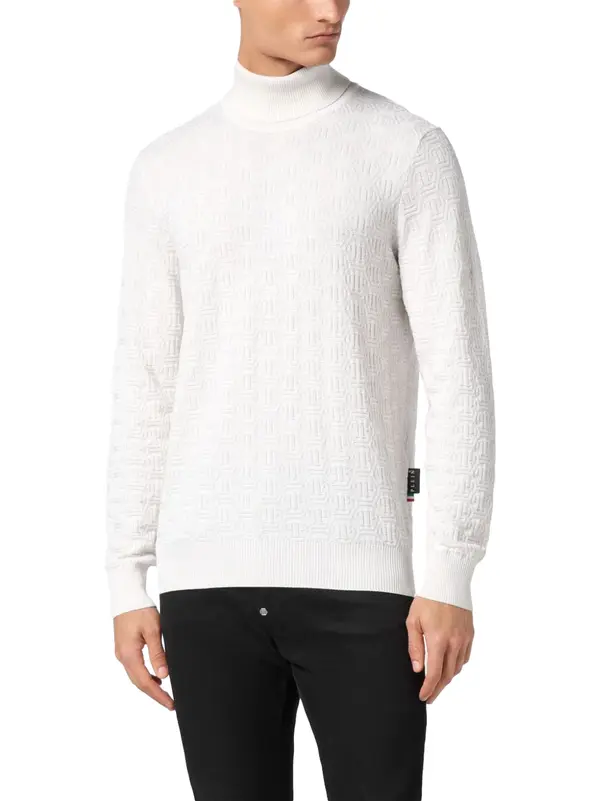 Philipp Plein Monogram Sweatshirt - White
