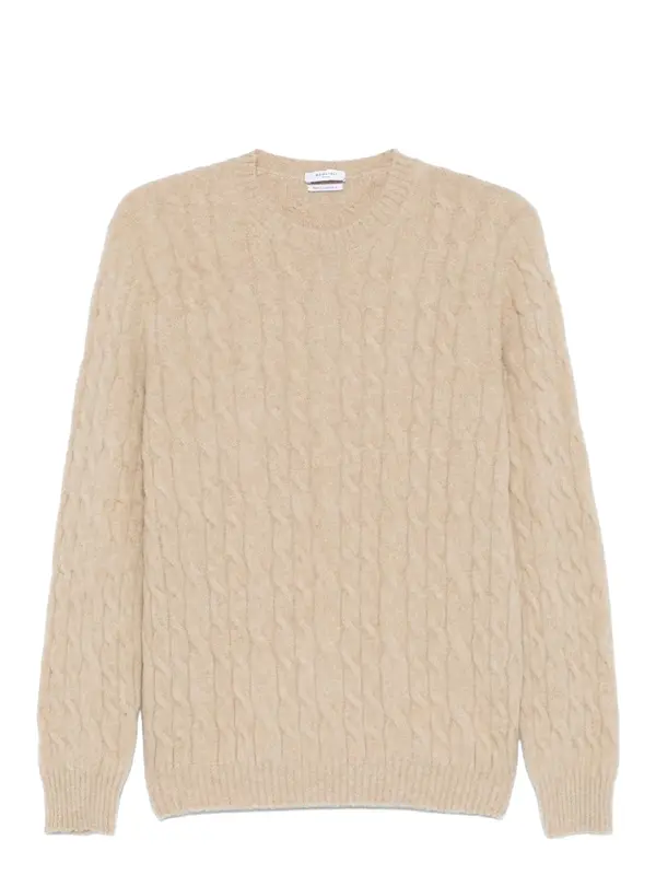 Boglioli Cable-knit Sweater - Neutrals