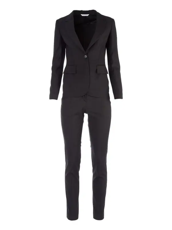 TONELLO Notched-lapels Suit - Black