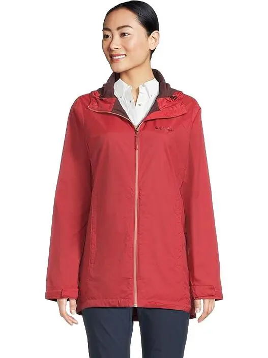 Columbia Switchback Ii Lined Long Jacket - Red