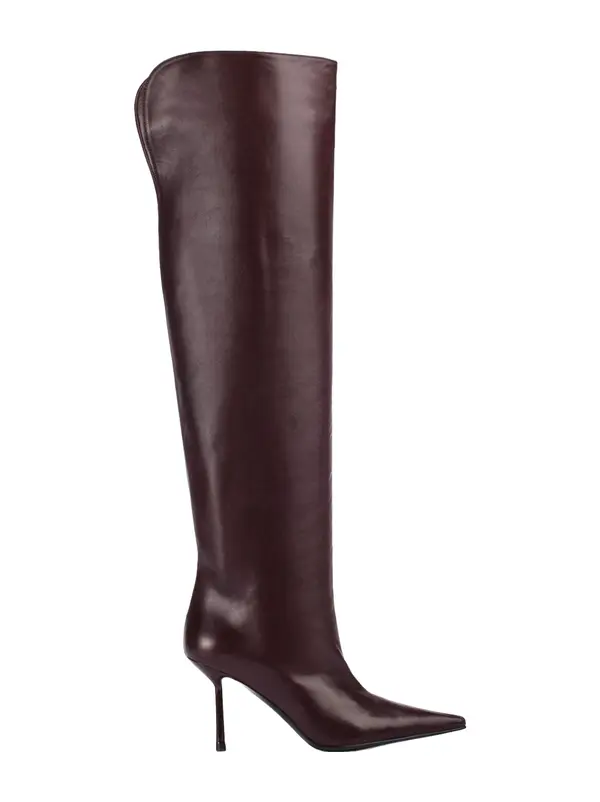 LE SILLA Bella 120mm Leather Boots - Red