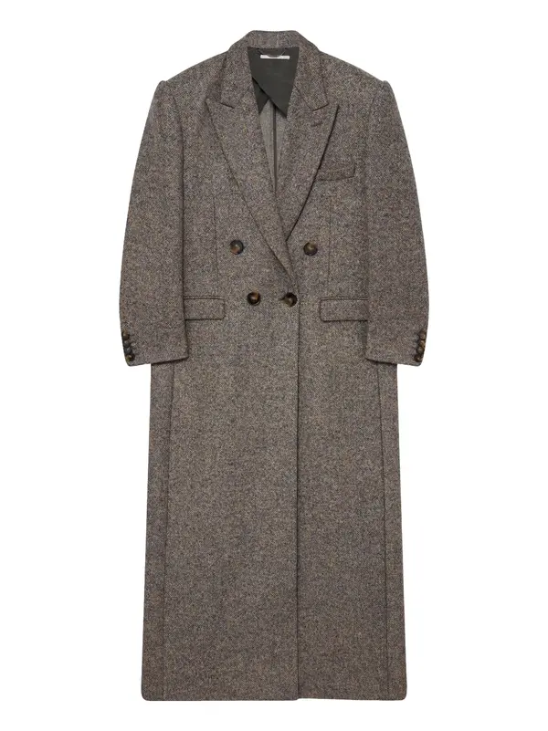 Stella McCartney - Stella McCartney Double-Breasted Long Coat