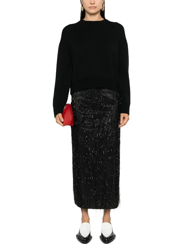 Fabiana Filippi Merino-wool Sweater - Black