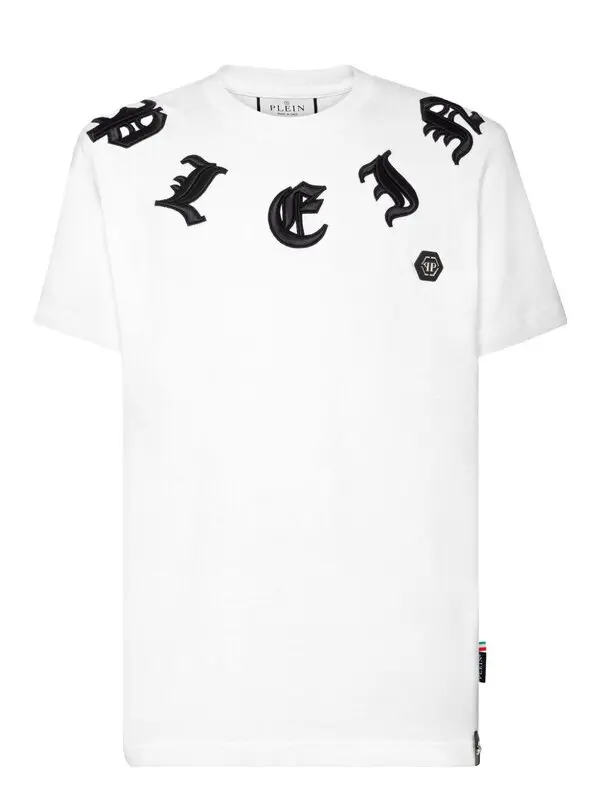 Philipp Plein Ss Gothic Plein T-shirt - White